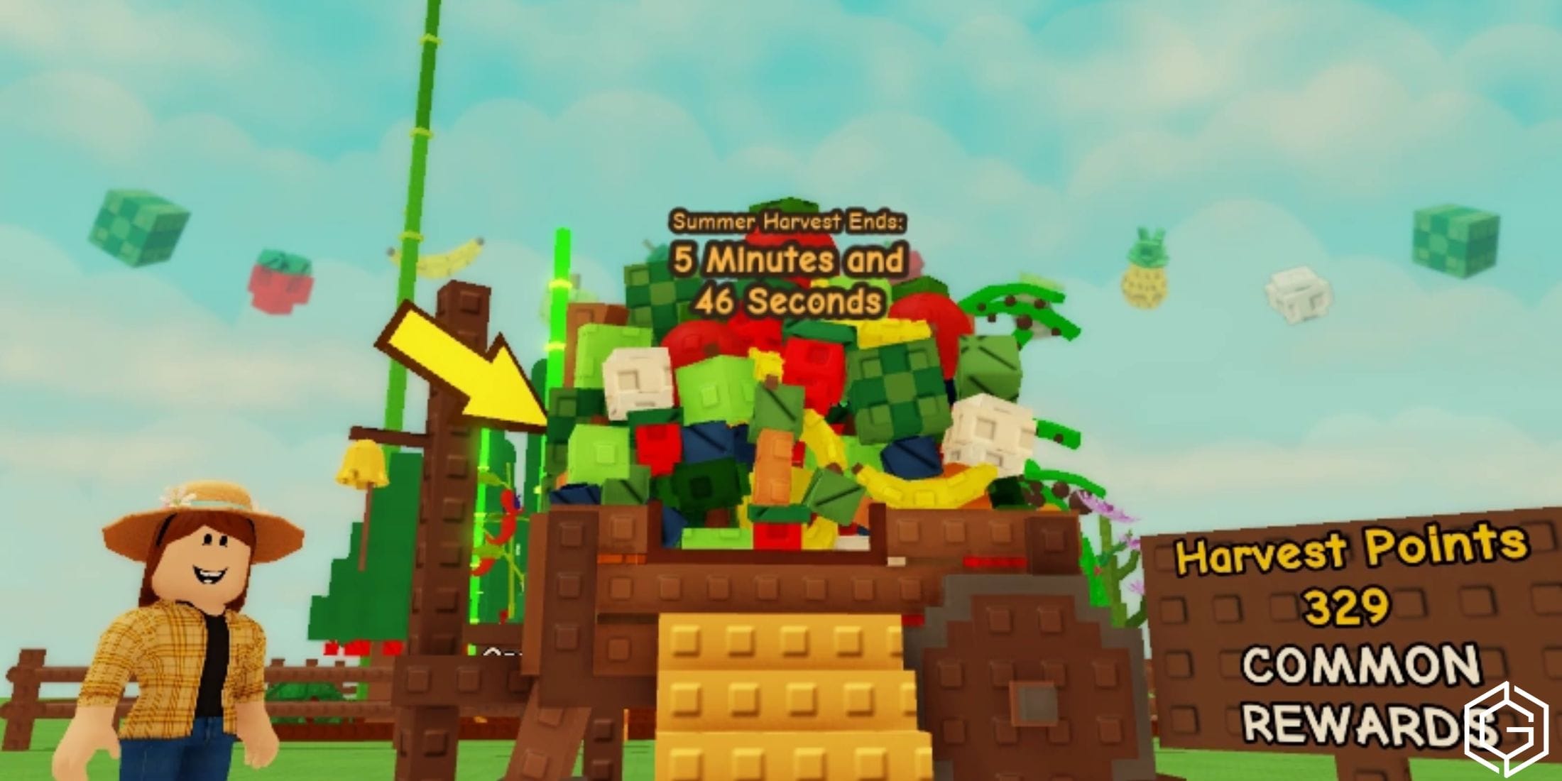 List of Summer Harvest Rewards in Grow A Garden