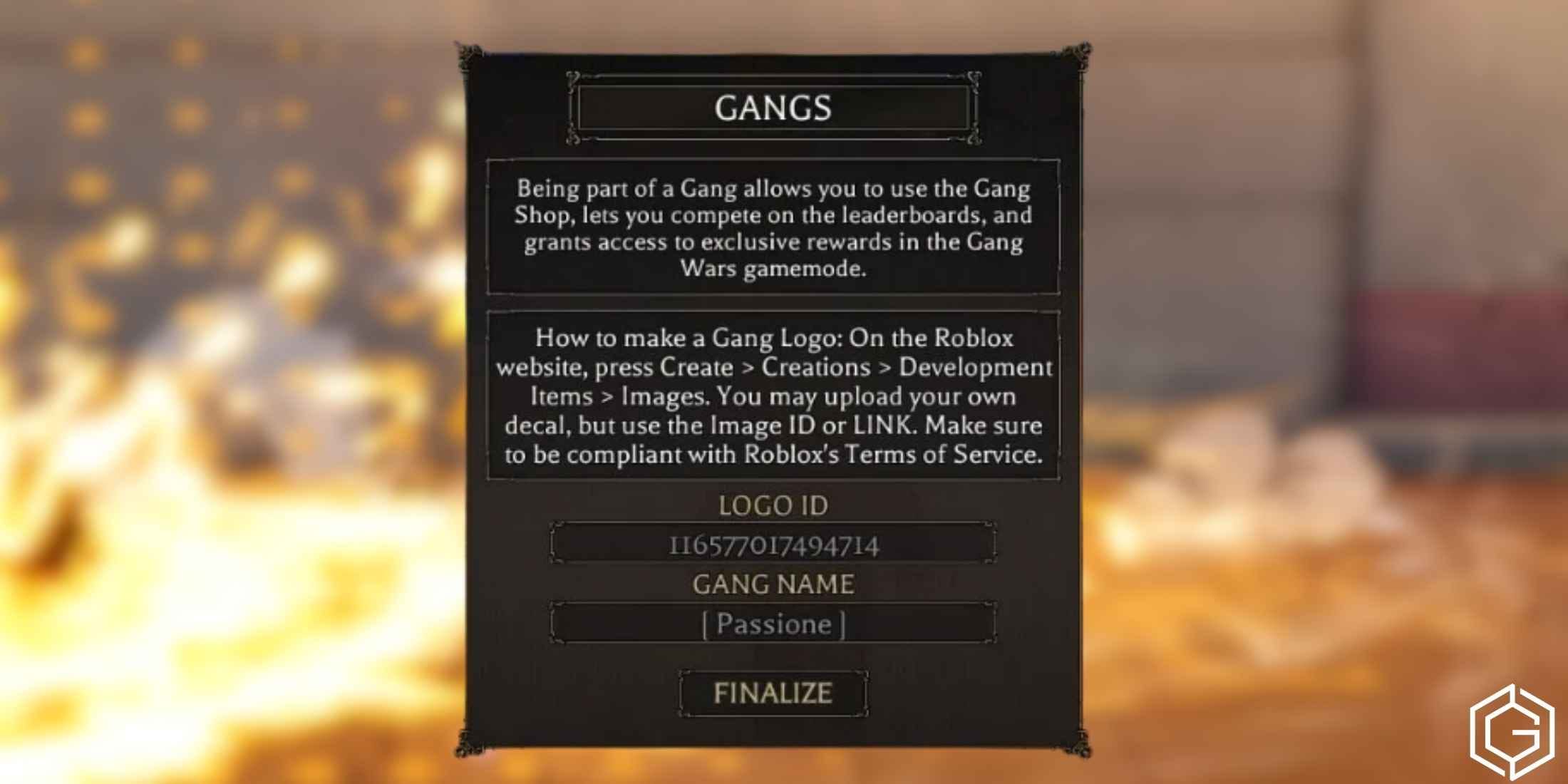 How to Create a Gang in Bizarre Lineage - Name Filter & Logo Decal ID
